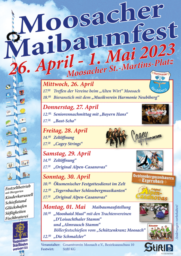 Moosacher Maibaumfest – Moosach Live